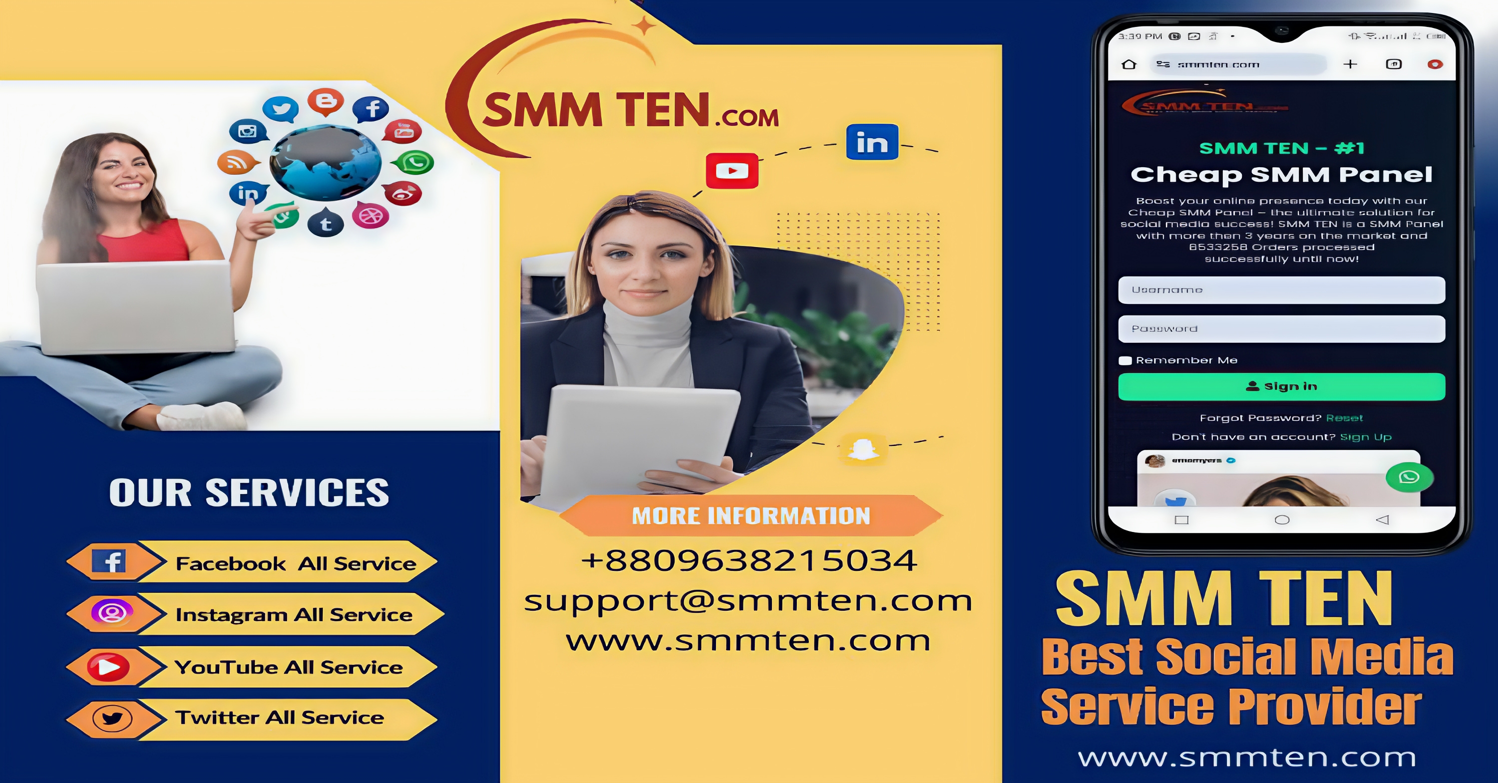 SMM TEN- Best Social Media Service Provider